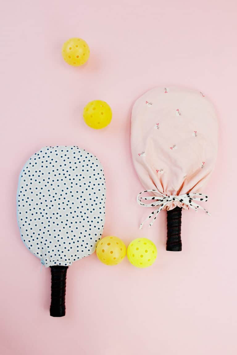 Pickleball Paddle Cover Pattern DIY - see kate sew