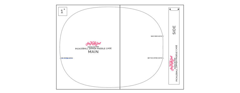 Pickleball Paddle Cover Pattern DIY - see kate sew