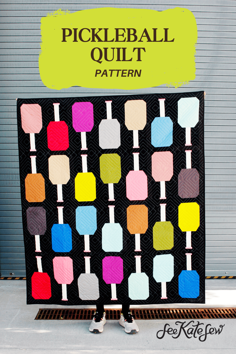 Pickleball Quilt Pattern - see kate sew
