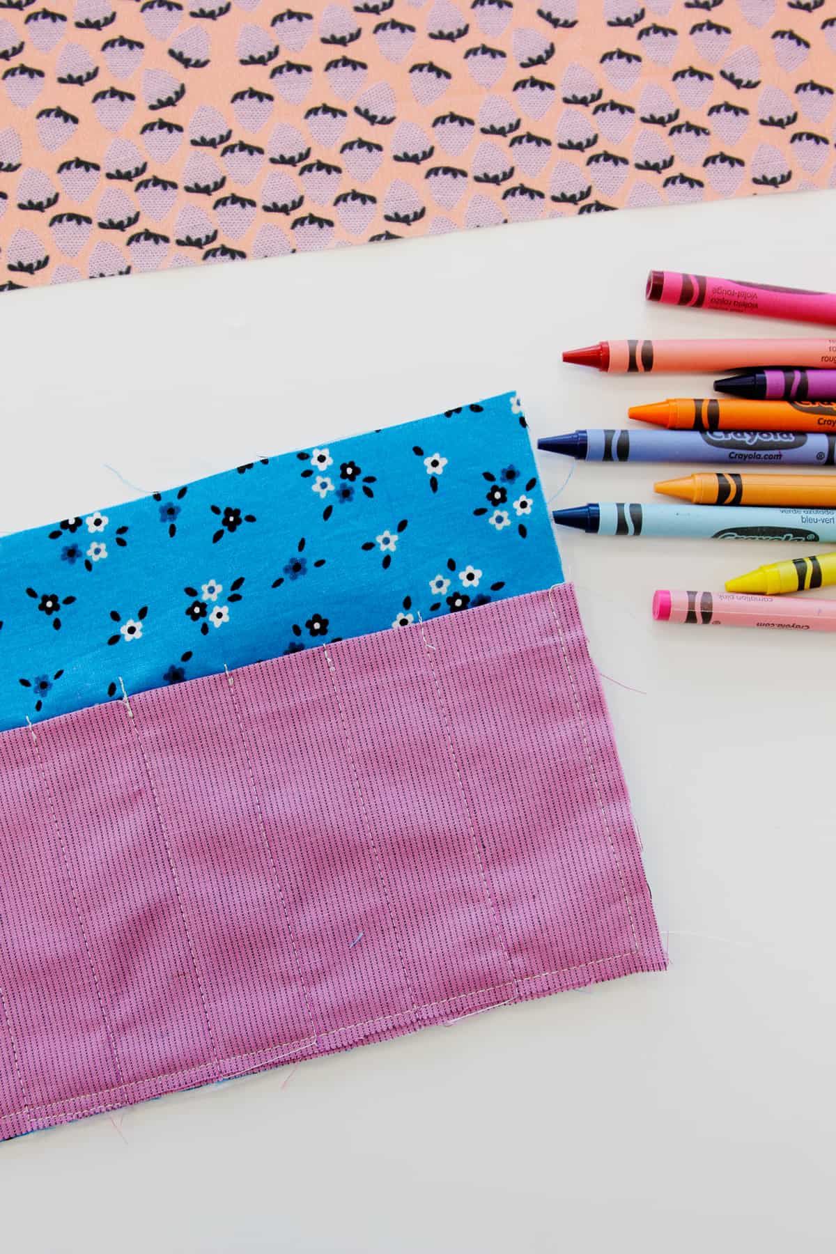 Crayon Roll Up Sewing Pattern - see kate sew