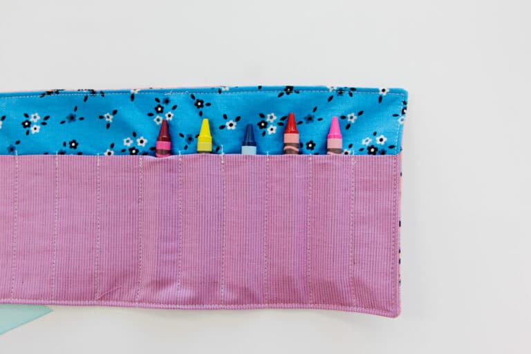 Crayon Roll Up Sewing Pattern - see kate sew