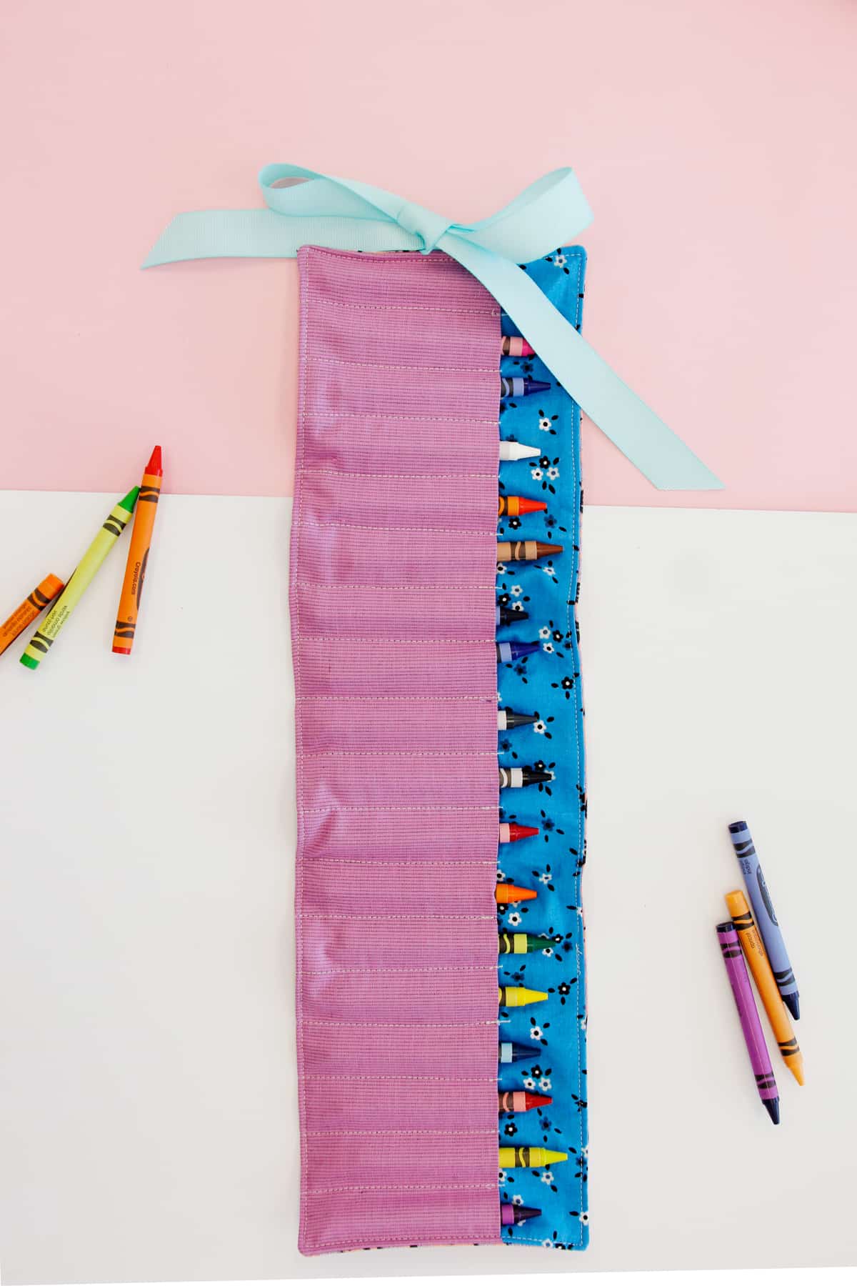 Crayon Roll Up Sewing Pattern - see kate sew