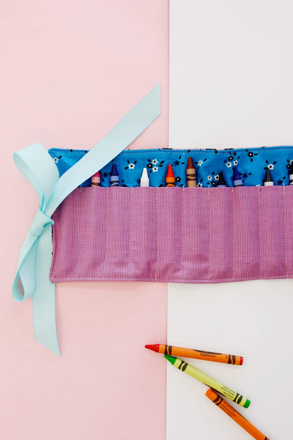 Crayon Roll Up Sewing Pattern - see kate sew