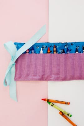 Crayon Roll Up Sewing Pattern - see kate sew