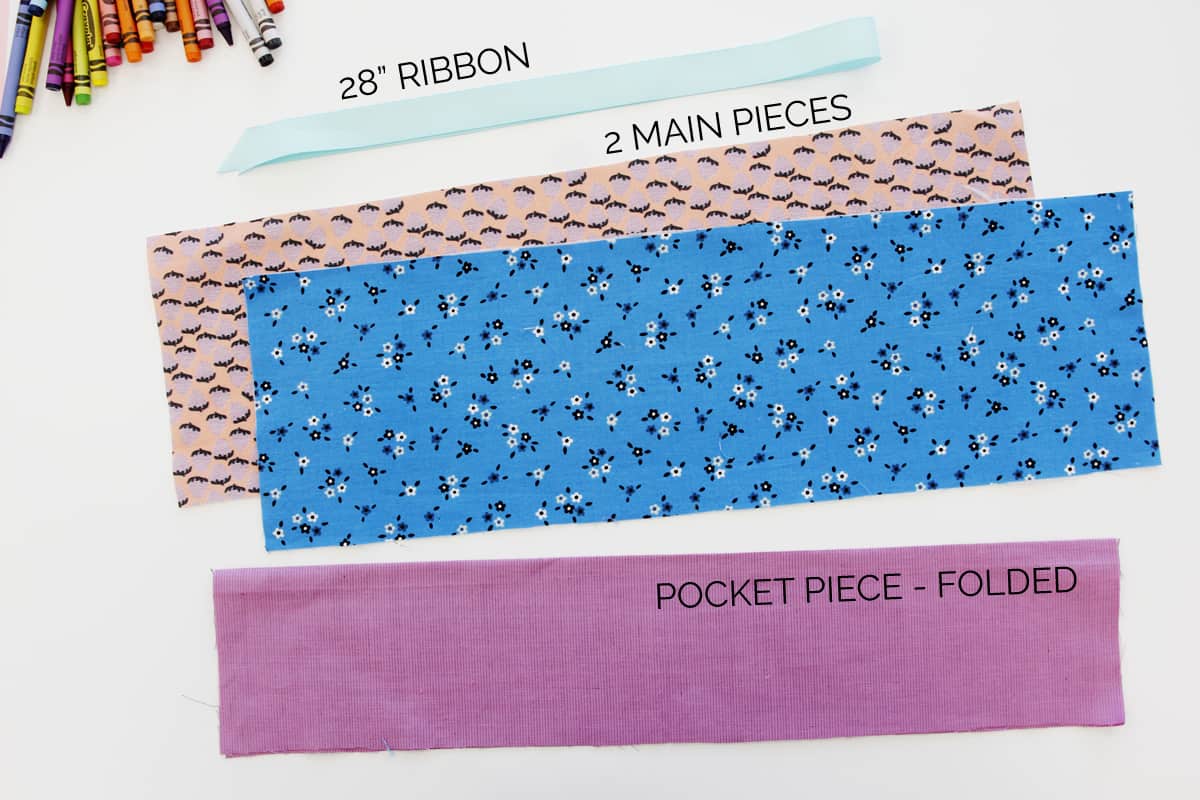 Crayon Roll Up Sewing Pattern - see kate sew