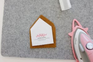 Gingerbread House Ornaments DIY with Felt - see kate sew