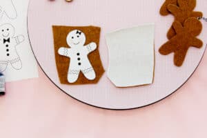 Felt Gingerbread Man Ornament Pattern - with bites! - see kate sew