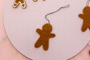 Felt Gingerbread Man Ornament Pattern - with bites! - see kate sew