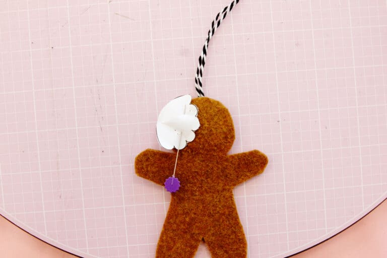 Felt Gingerbread Man Ornament Pattern - with bites! - see kate sew