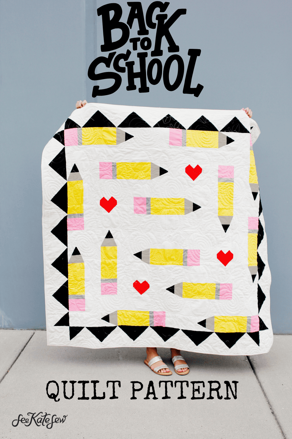 Back to School Quilt Pattern - see kate sew