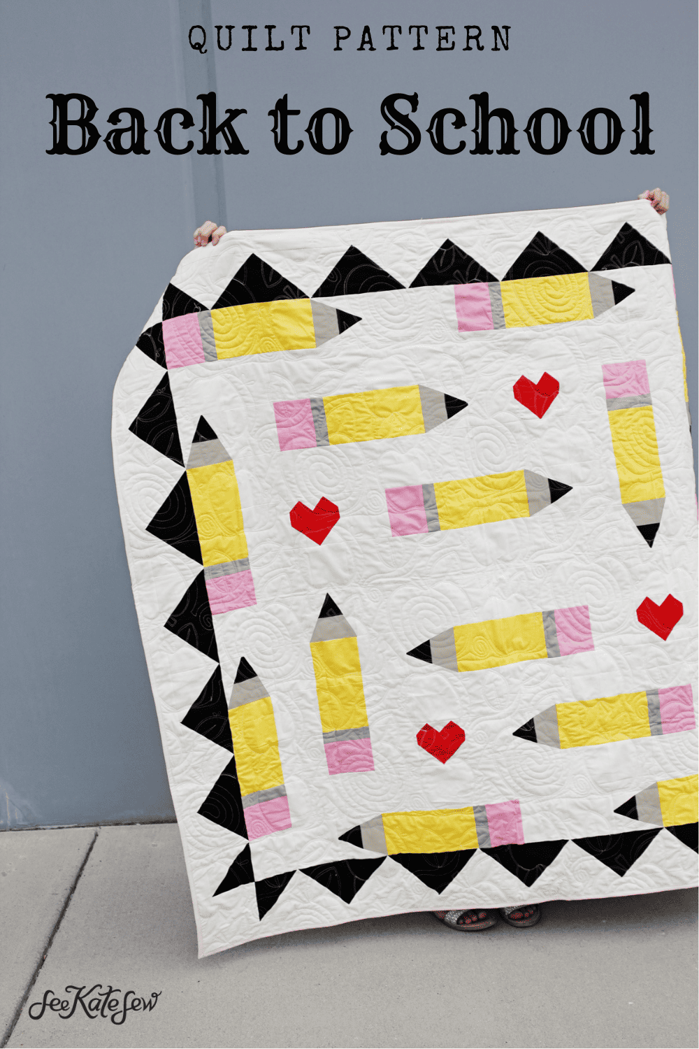 Back to School Quilt Pattern - see kate sew
