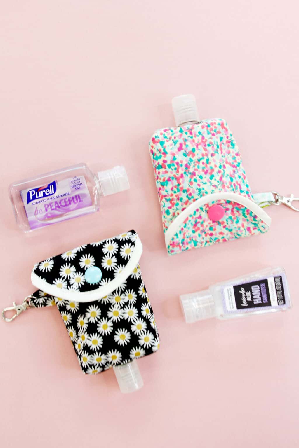 diy hand sanitizer holder - see kate sew