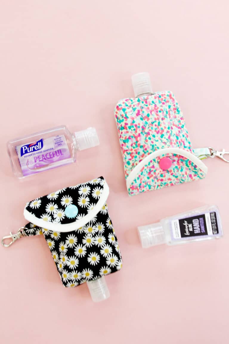 diy hand sanitizer holder - see kate sew
