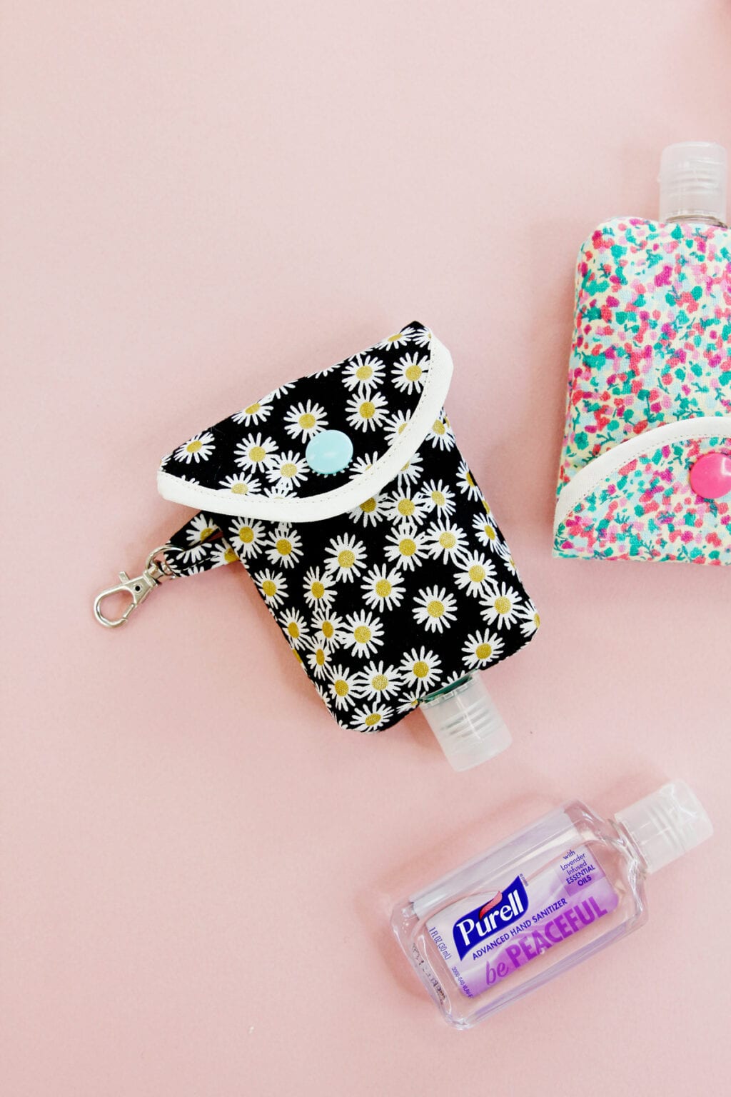 diy hand sanitizer holder - see kate sew