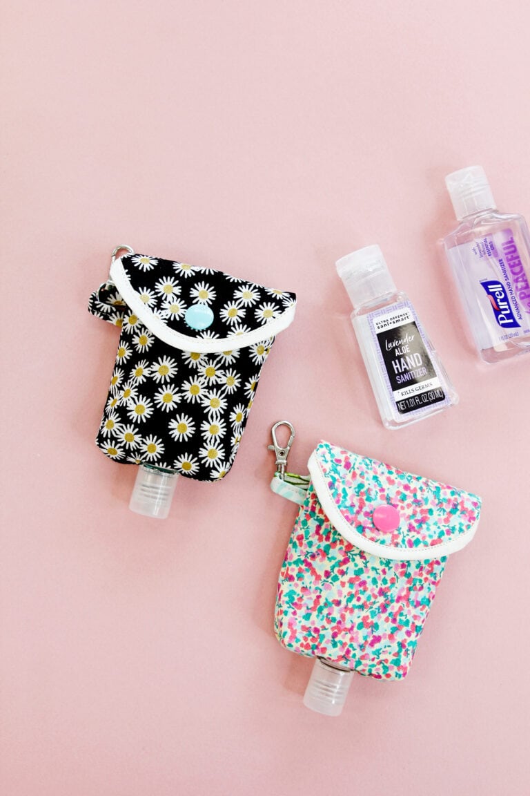 diy hand sanitizer holder - see kate sew
