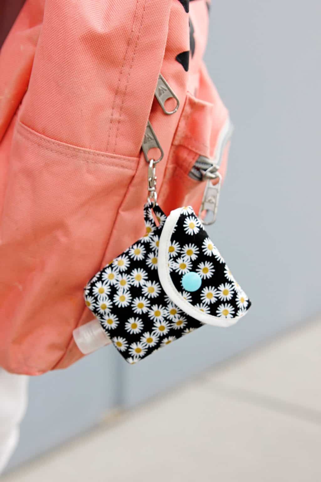 diy hand sanitizer holder - see kate sew