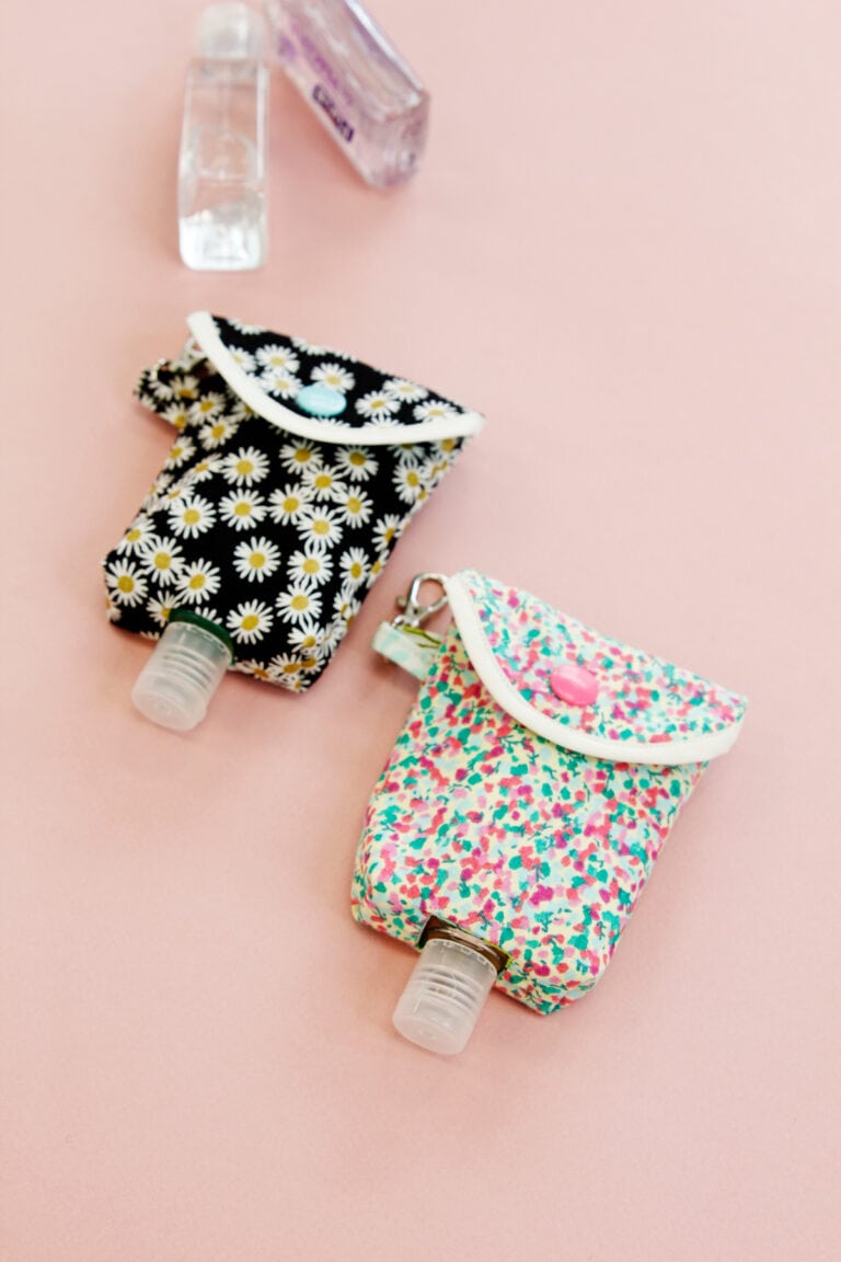 diy hand sanitizer holder - see kate sew