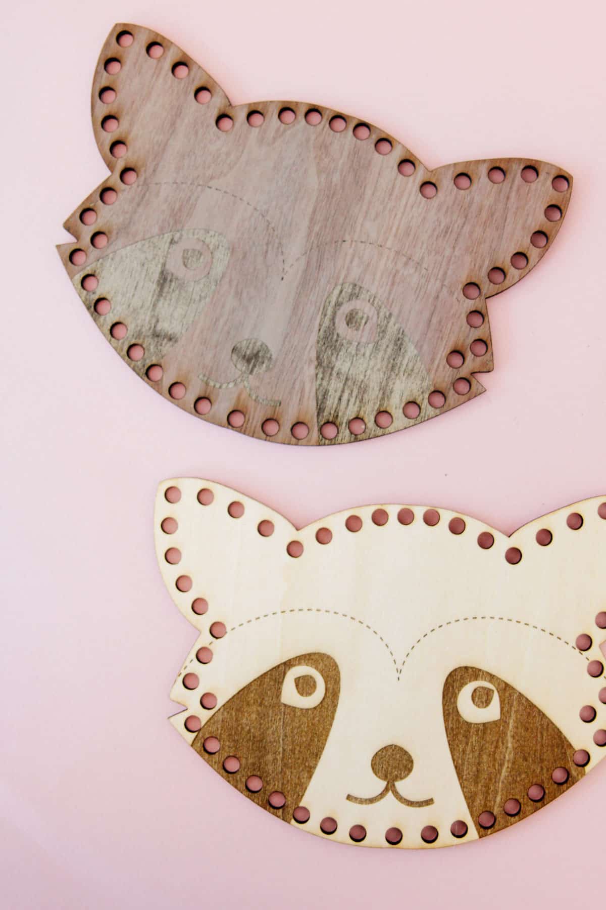Raccoon DIY Lacing Cards for Sewing Practice - see kate sew