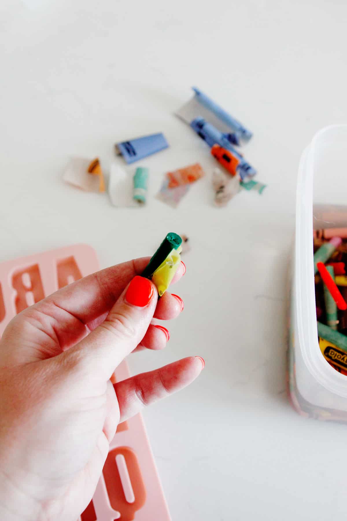 How to make crayon letters - fun way to recycle old crayons! - see kate sew