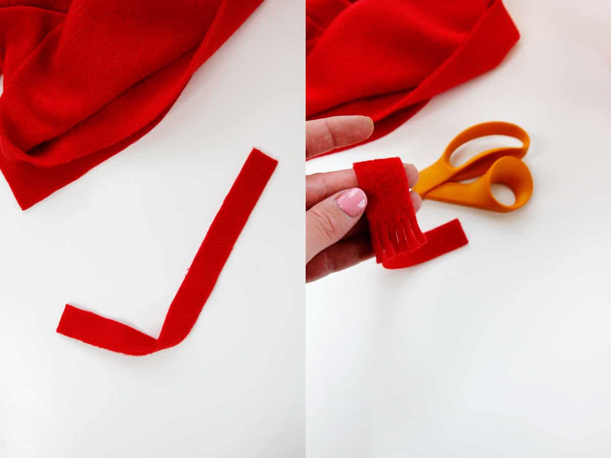 red scarf ornament diy - see kate sew