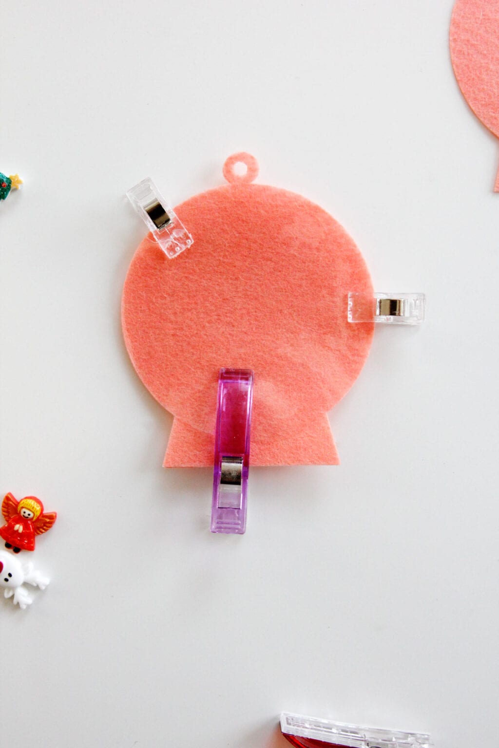 DIY Snow Globe Ornament with templates - see kate sew