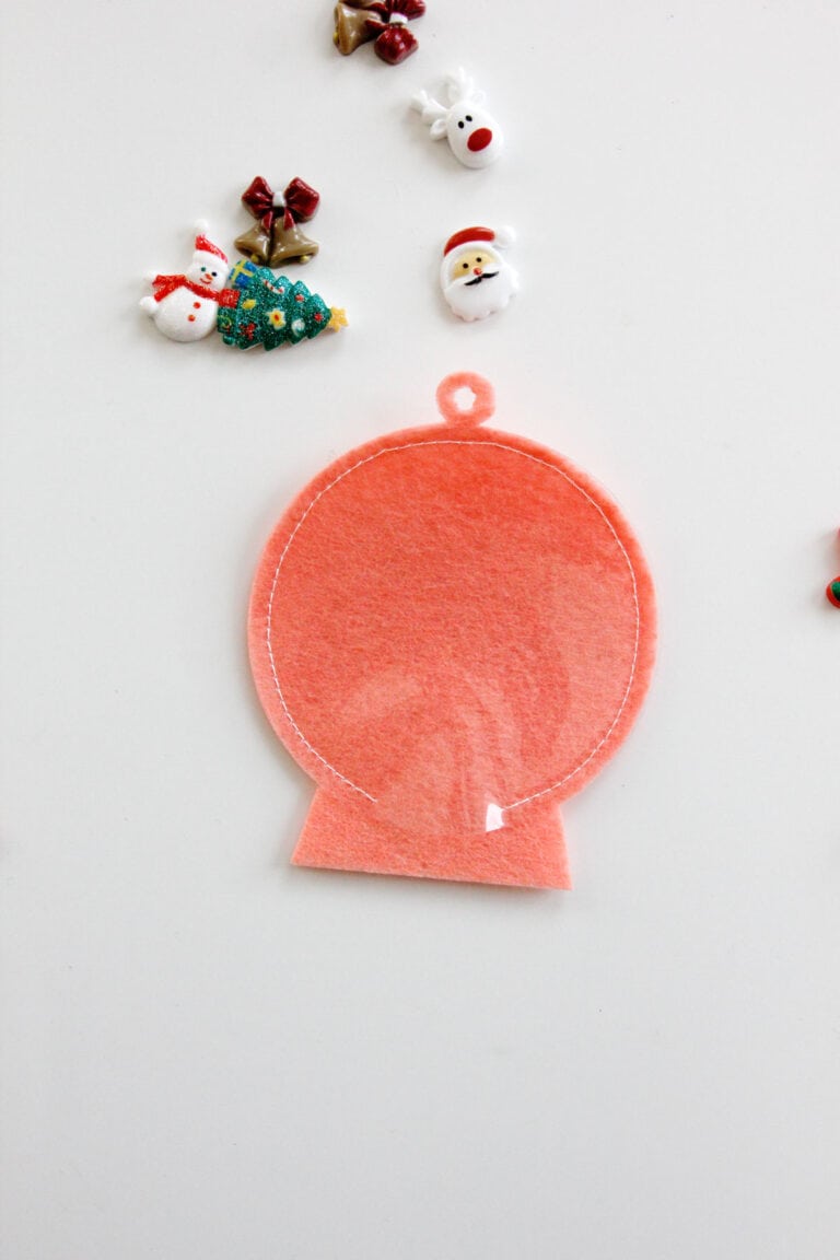 DIY Snow Globe Ornament with templates - see kate sew