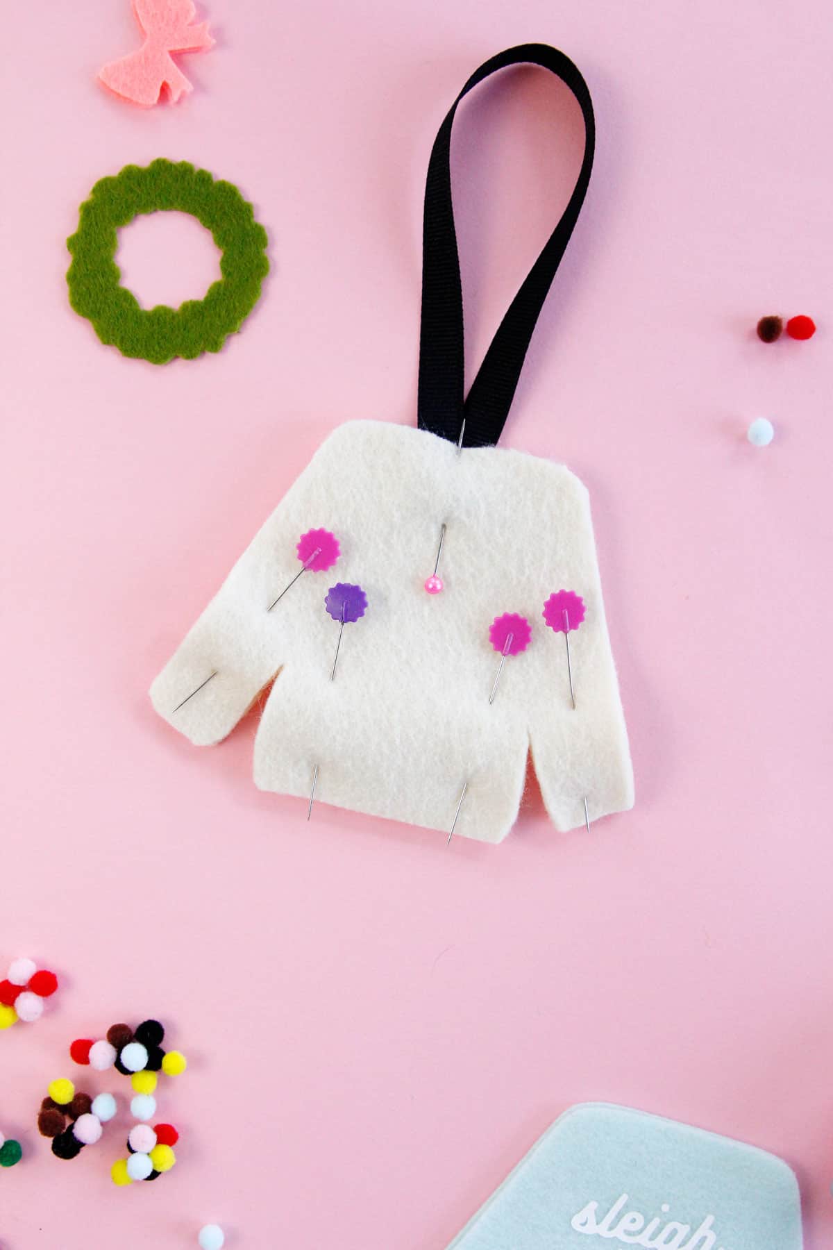 Ugly Christmas Sweater Ornaments DIY - see kate sew