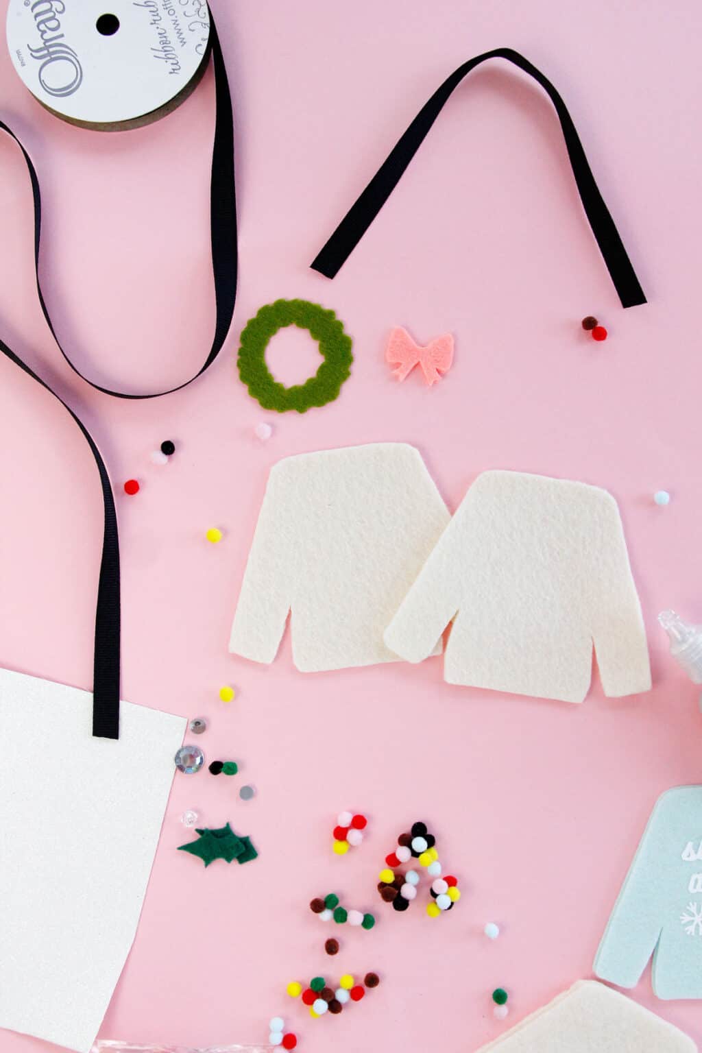 Ugly Christmas Sweater Ornaments DIY - see kate sew