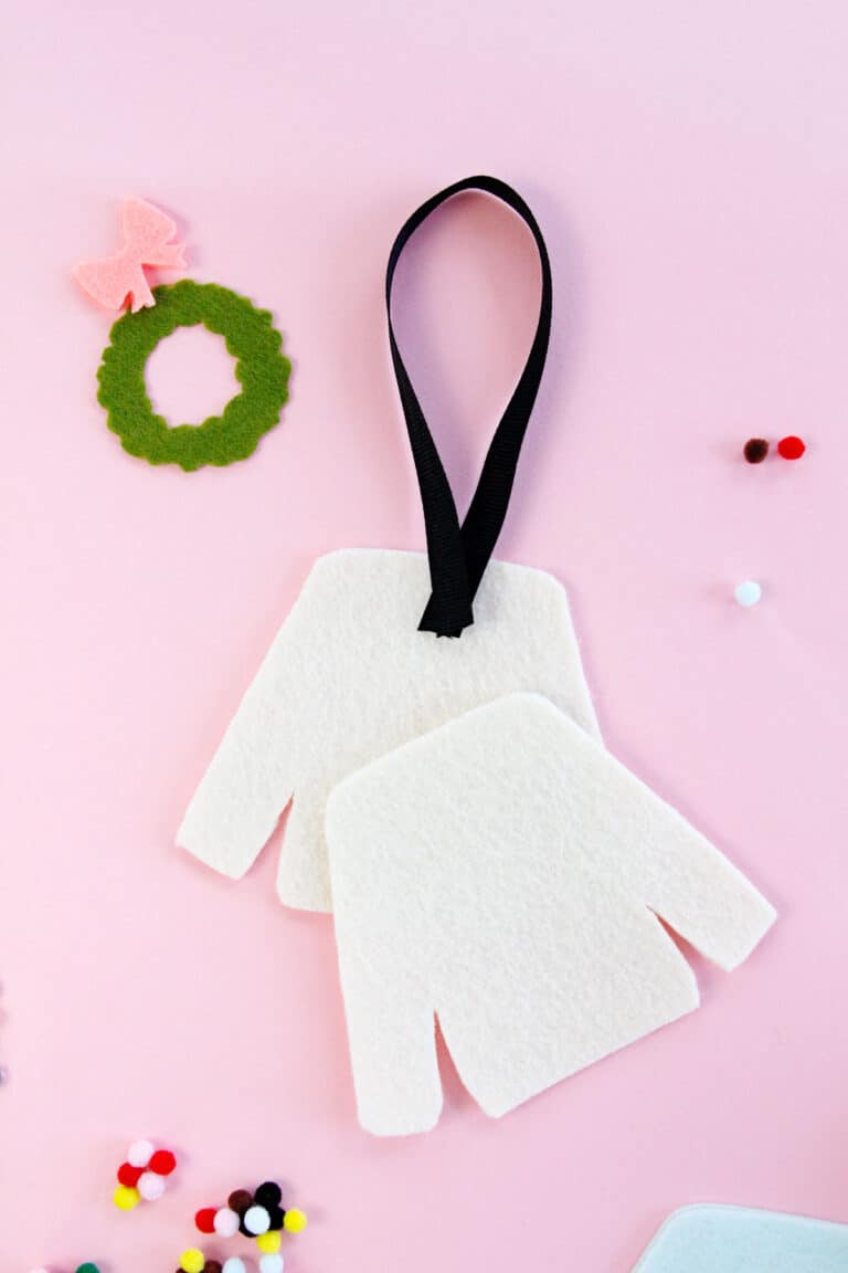 Ugly Christmas Sweater Ornaments DIY - see kate sew