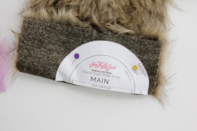 How to make faux fur pom poms - see kate sew