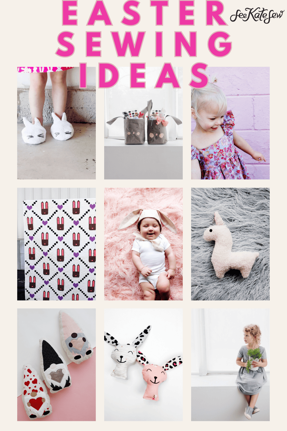 Easter Sewing Projects - see kate sew