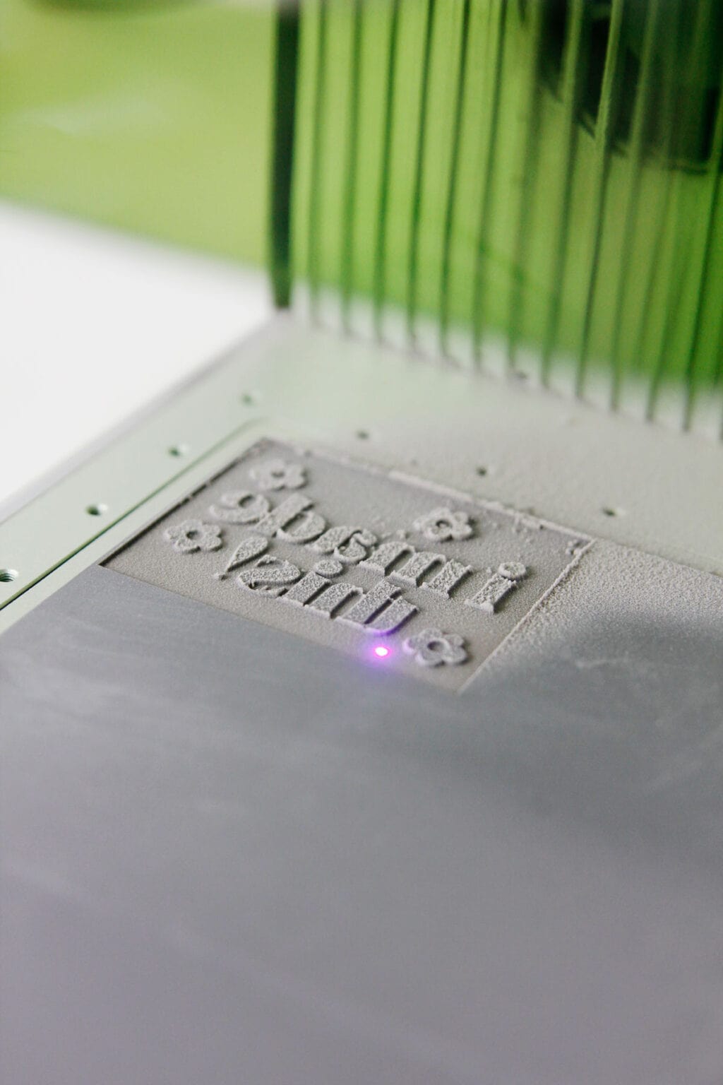 Make your own rubber stamps with a laser engraver - see kate sew