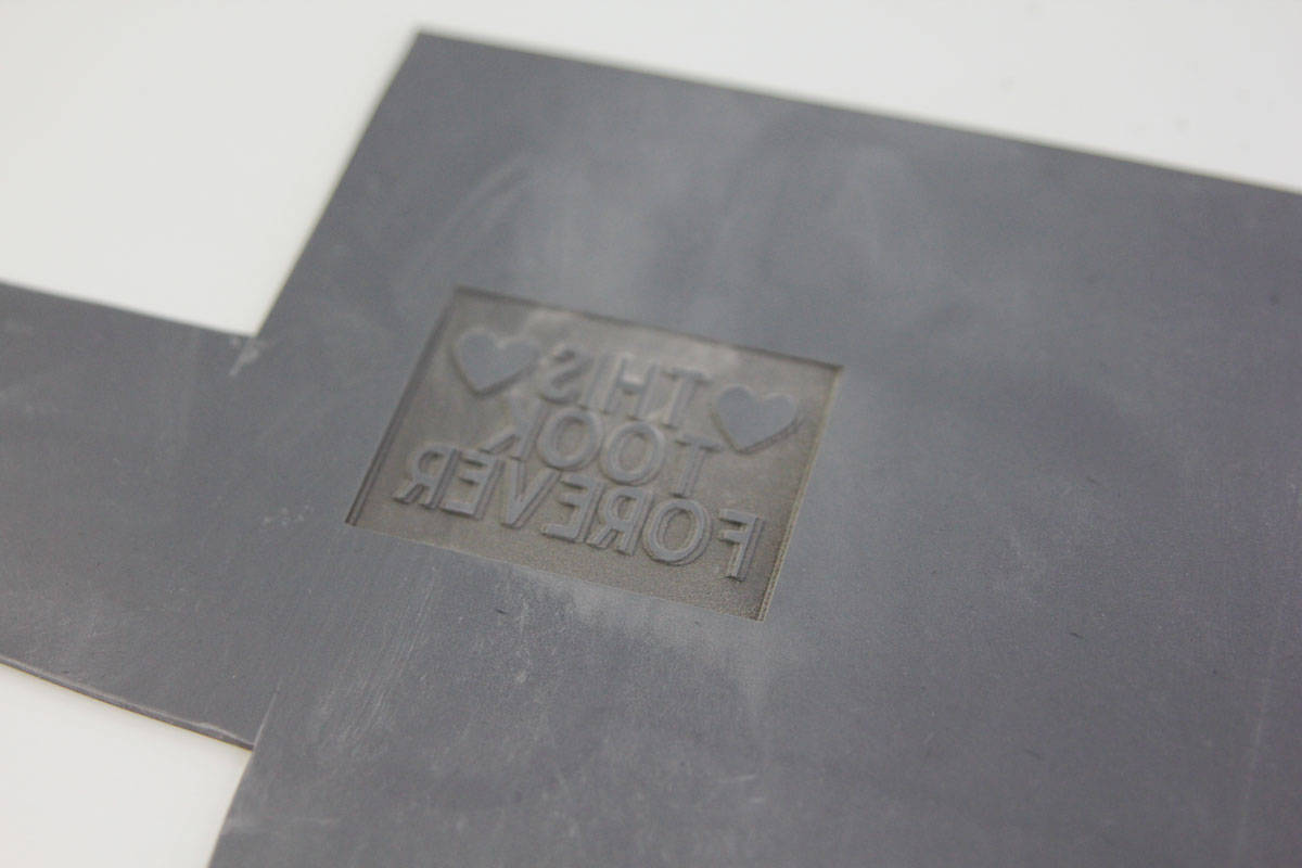 Make your own rubber stamps with a laser engraver - see kate sew