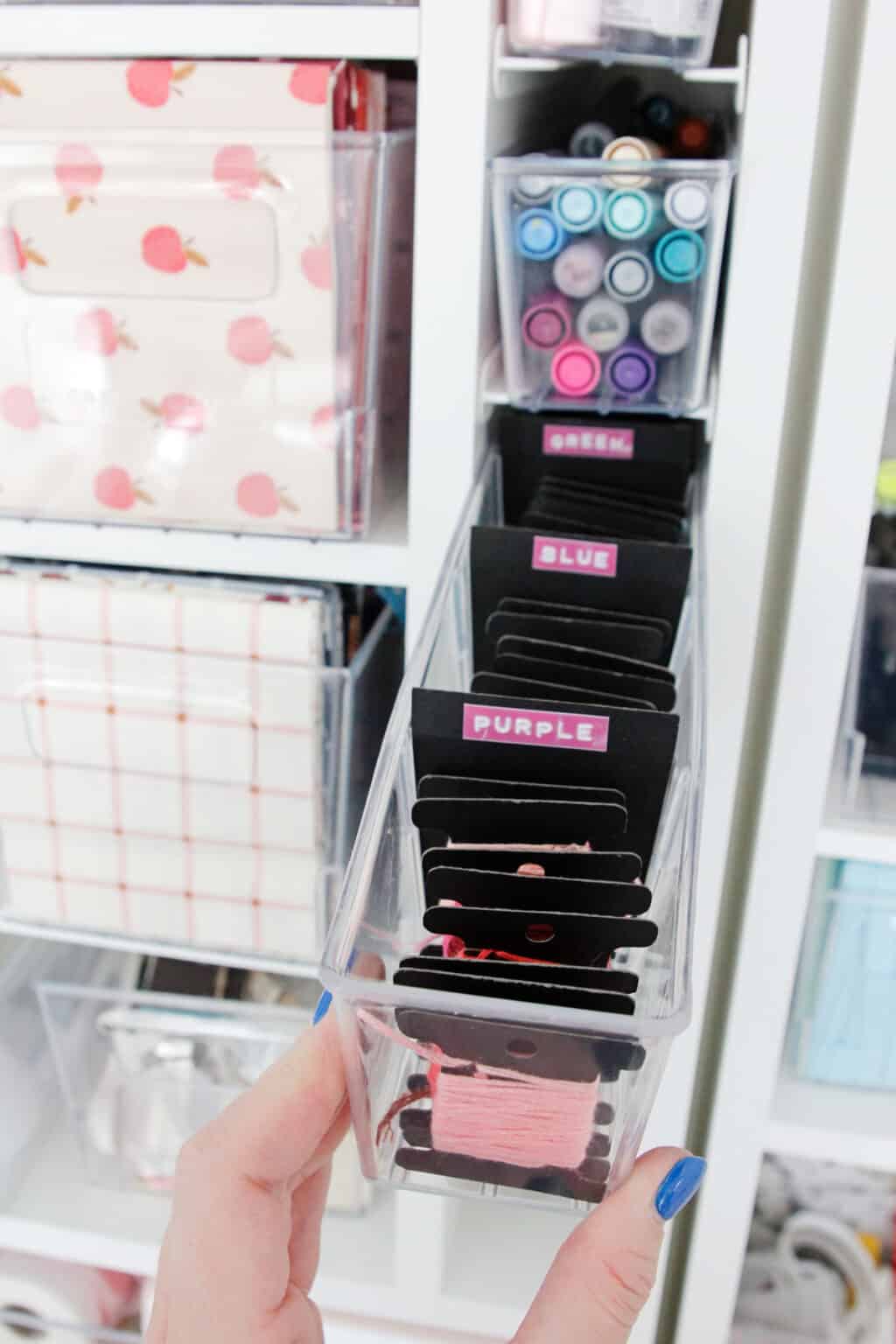 Free Floss Bobbin Template for Embroidery Storage - see kate sew