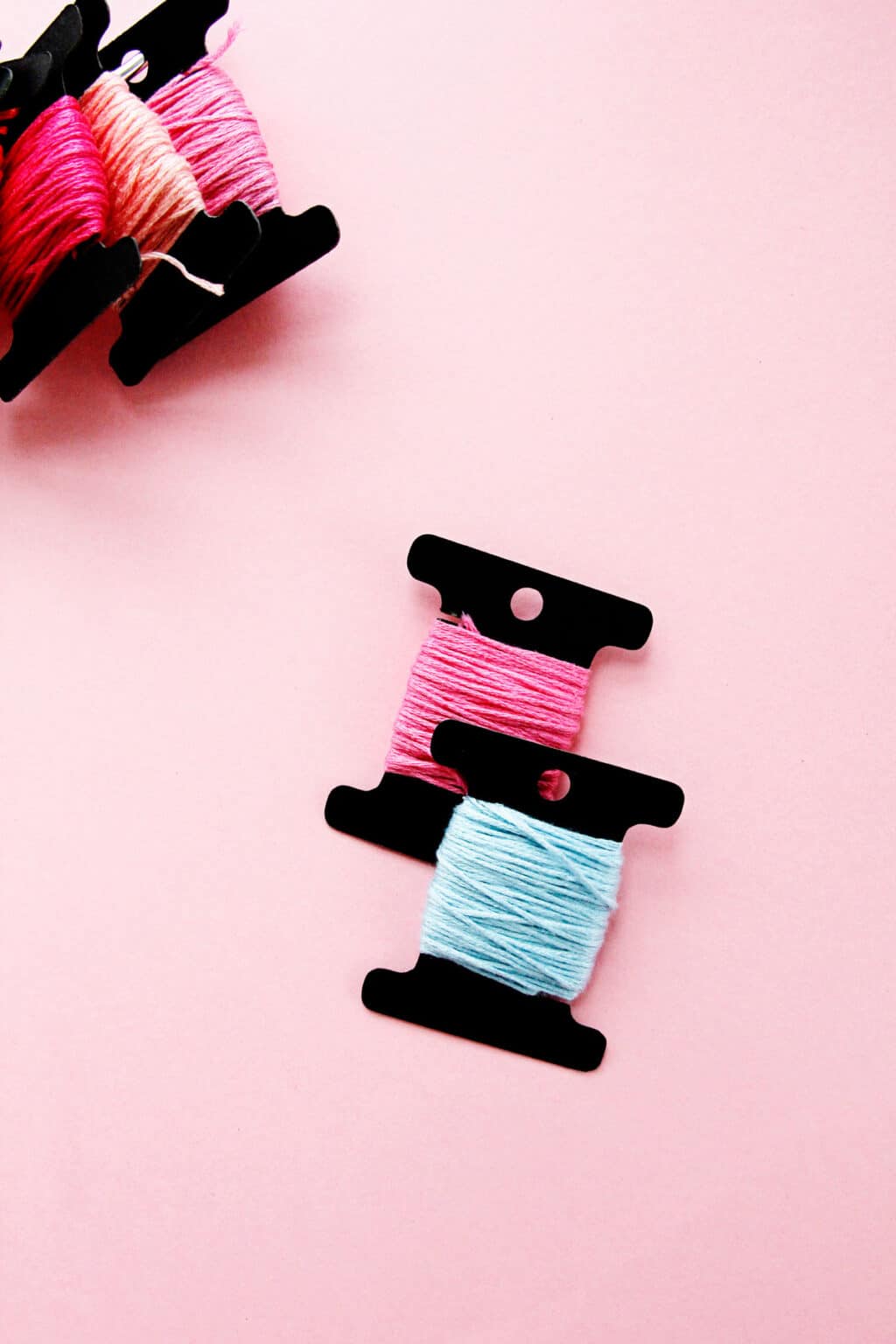 Free Floss Bobbin Template for Embroidery Storage - see kate sew