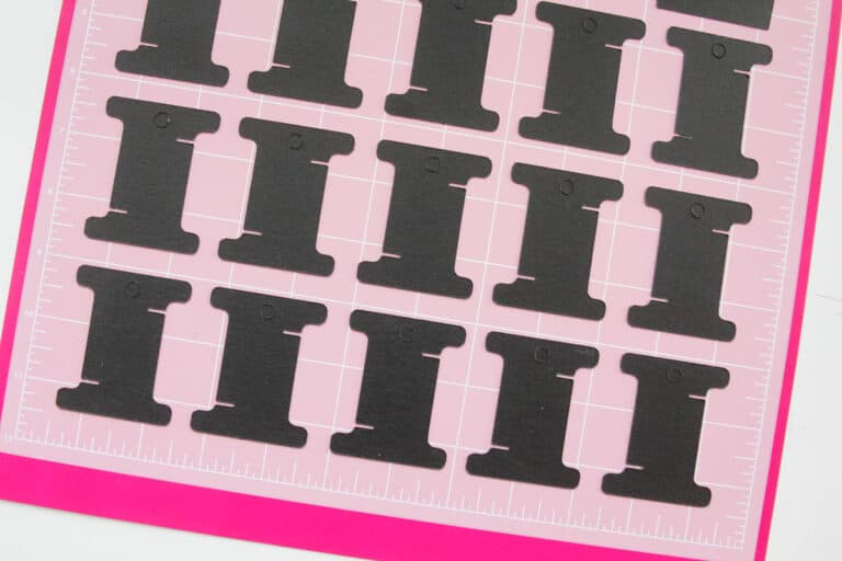 Free Floss Bobbin Template for Embroidery Storage - see kate sew