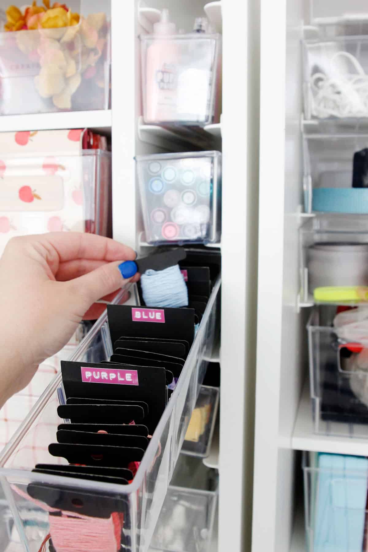 Free Floss Bobbin Template for Embroidery Storage - see kate sew