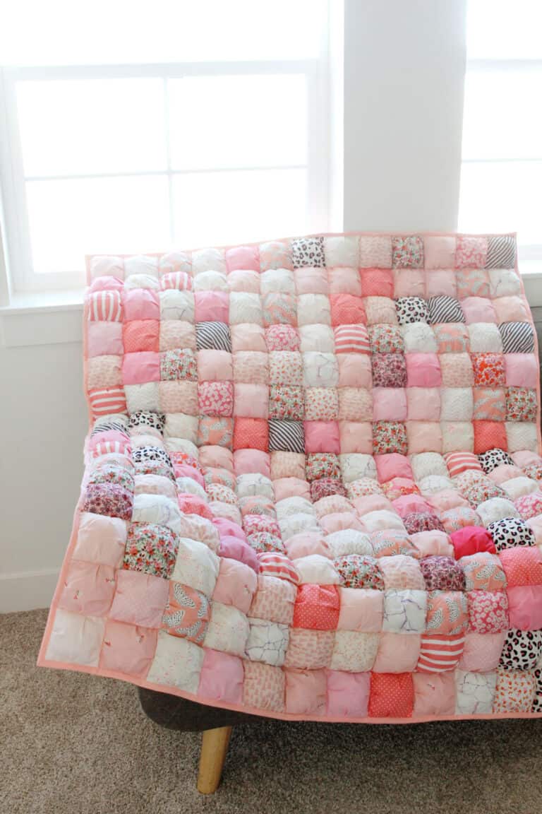 Puff Quilt Tutorial Charm Pack Friendly - see kate sew