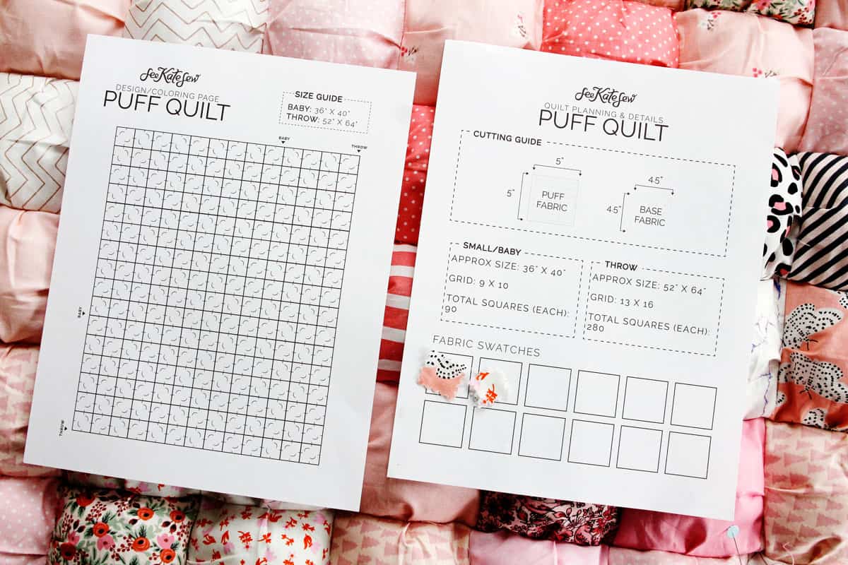 Puff Quilt Tutorial Charm Pack Friendly - see kate sew