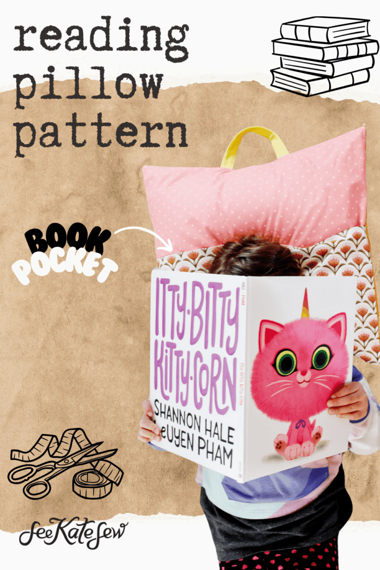 How to Make a Reading Pillow - see kate sew