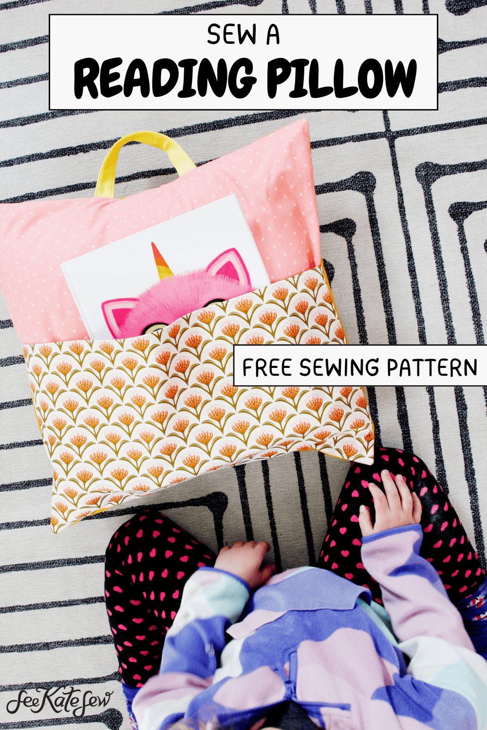 How to Make a Reading Pillow - see kate sew