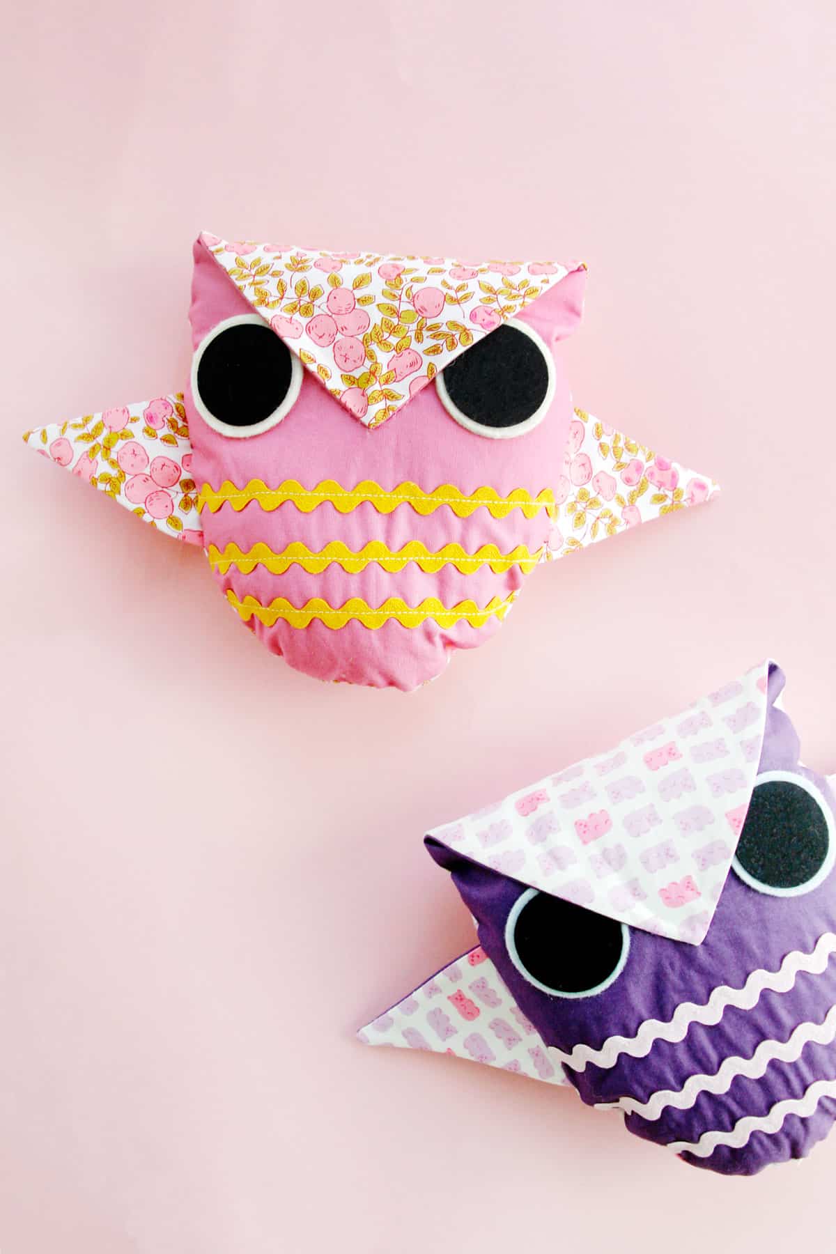 Owl Plush Sewing Pattern - see kate sew