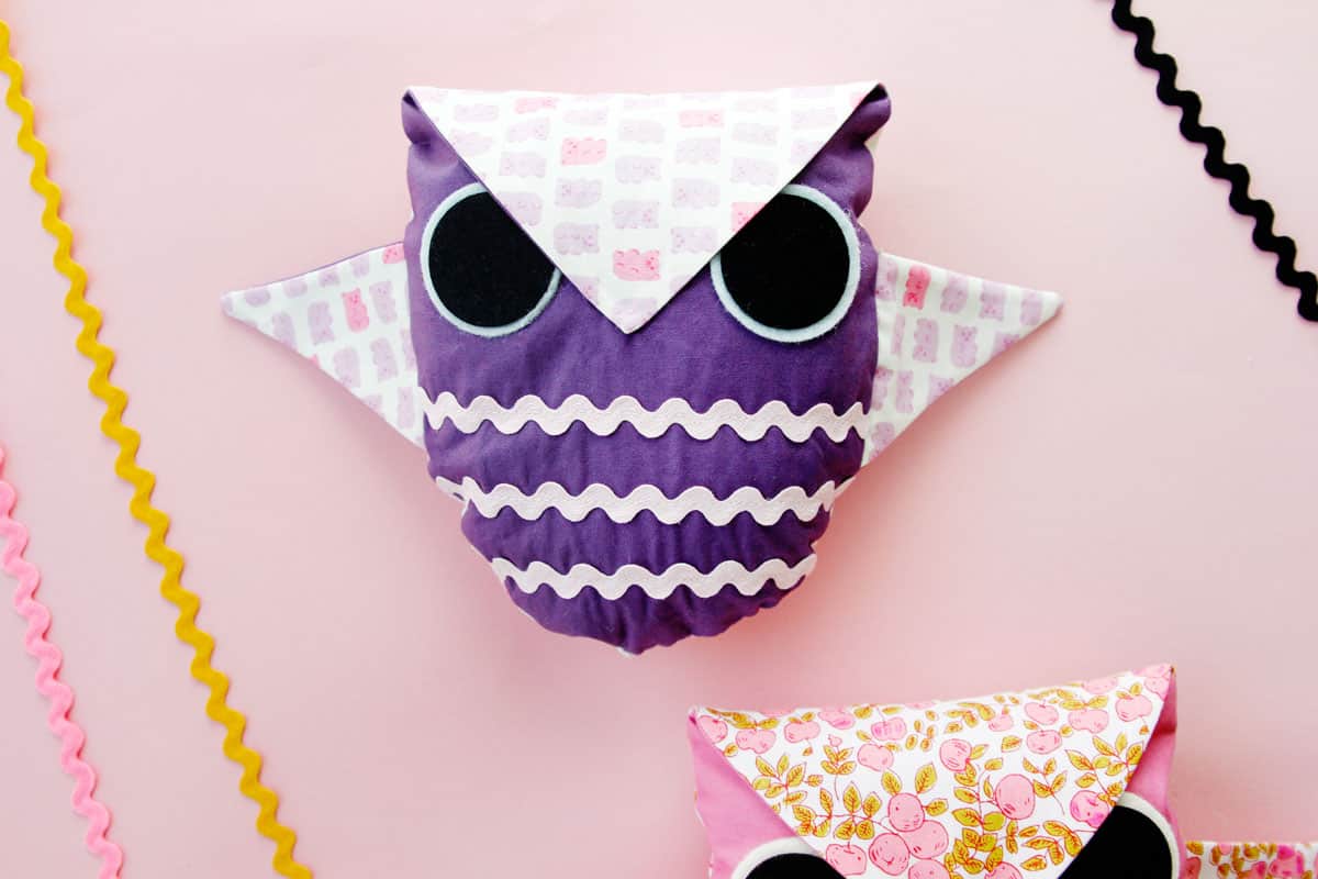 Owl Plush Sewing Pattern - see kate sew