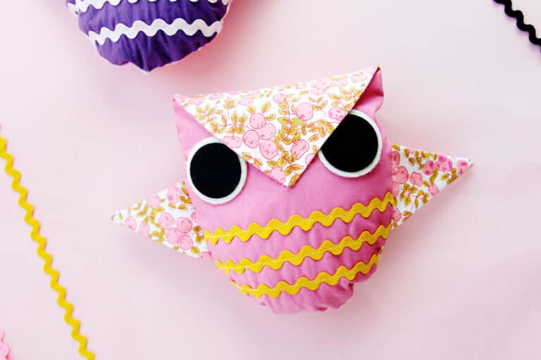 Owl Plush Sewing Pattern - see kate sew