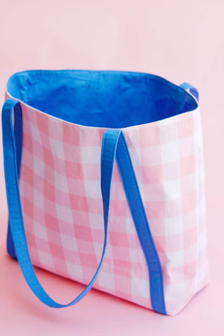 Lined Tote Bag Pattern with Instructions - see kate sew