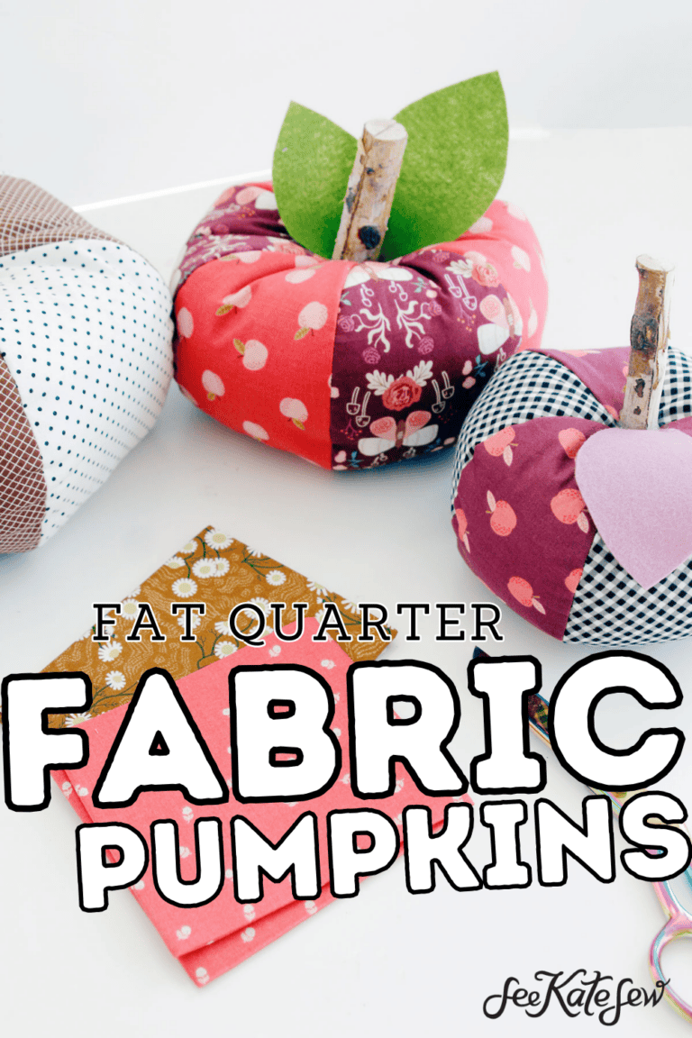 Fabric Pumpkin Tutorial - see kate sew