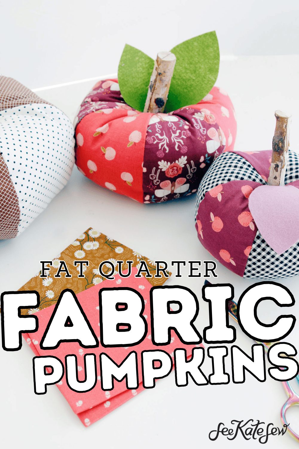 Fabric Pumpkin Tutorial - see kate sew