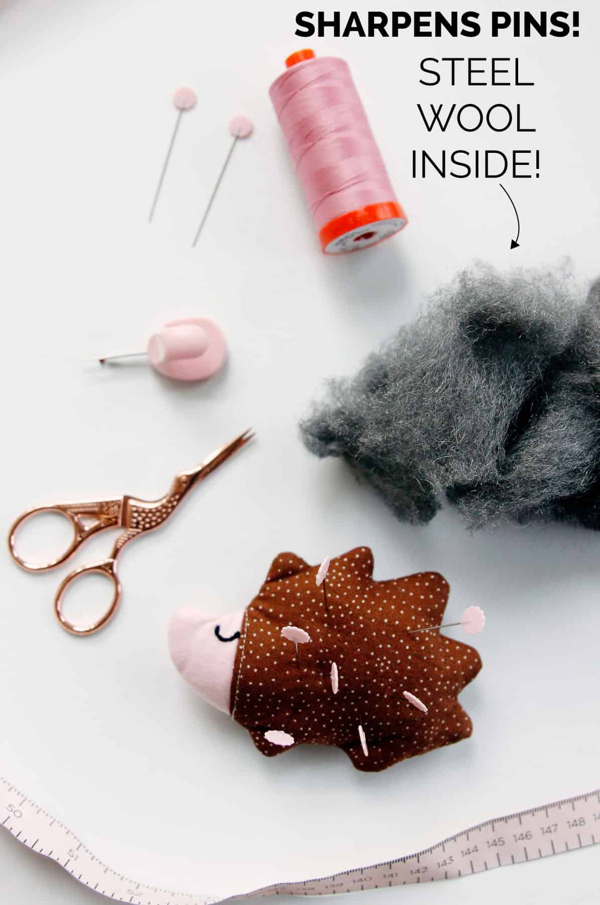 Hedgehog Pincushion Tutorial Pin Sharpening Pincushion See Kate Sew