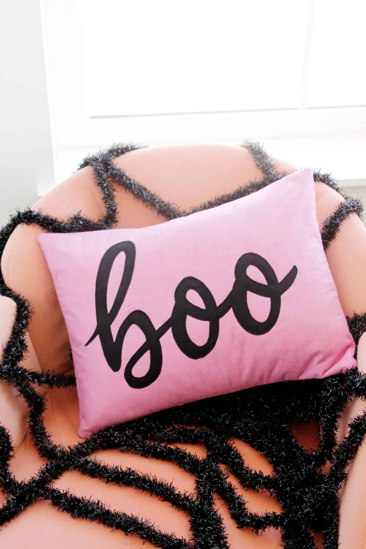 Halloween Boo Pillow Appliqué Sewing Pattern - see kate sew