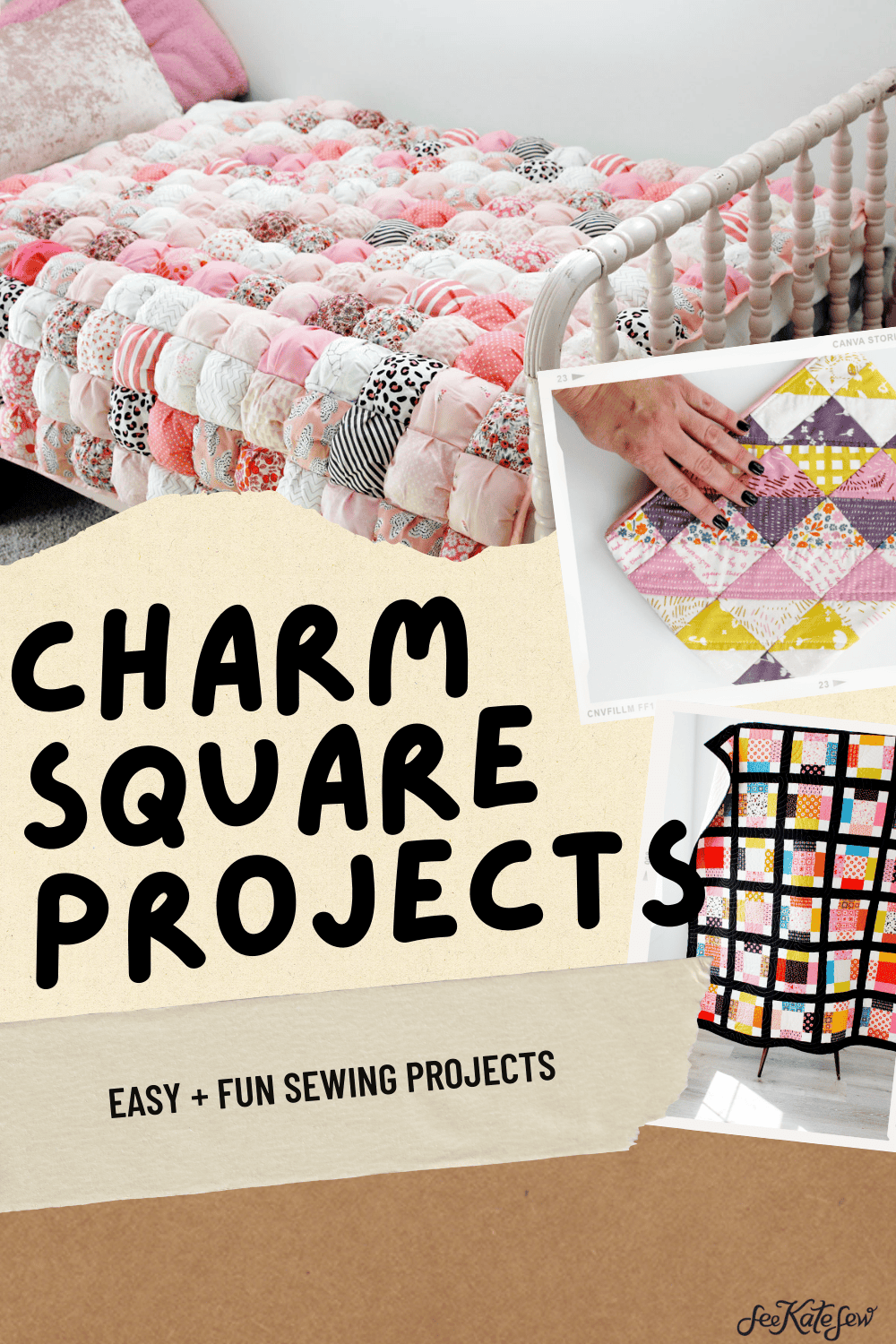 LOOK what I TURN these CHARM SQUARES into | 4 Amazing Must See Projects ...